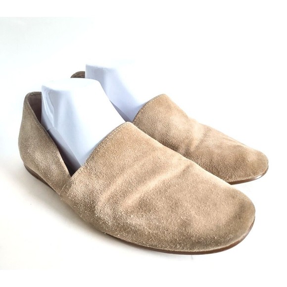Franco Sarto | Shoes | Franco Sarto Shoes Glow Slip On Beige Suede Slip ...